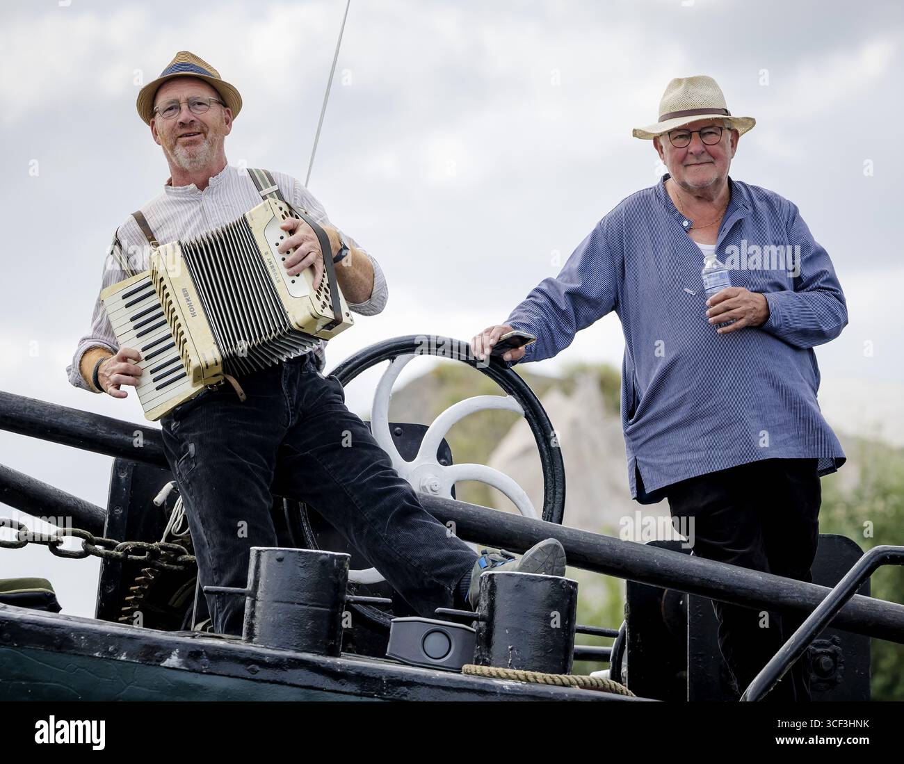 ZAANDAM – Crew members during the SAIL-In Parade on the first day of ...