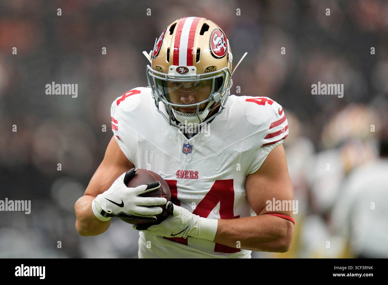 San Francisco 49ers fullback Kyle Juszczyk (44) warms up before a ...