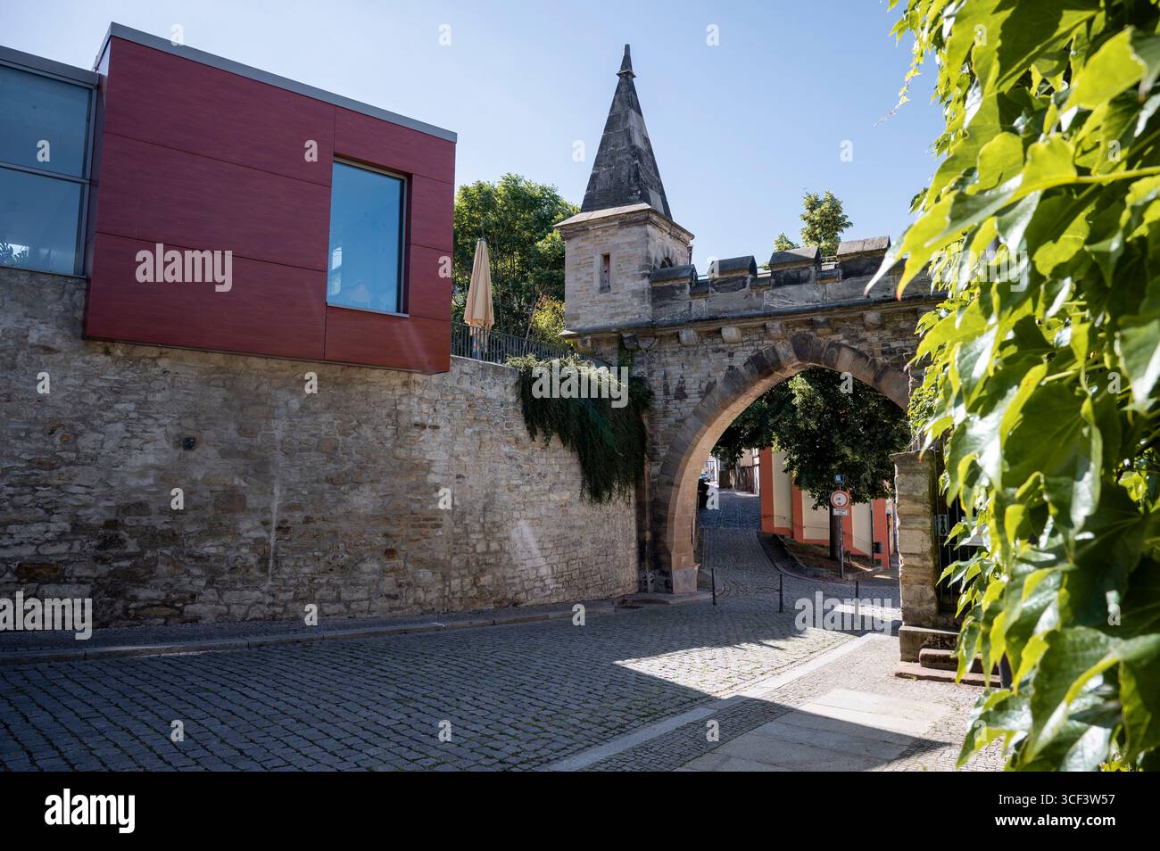 Old town of Merseburg in Saxony-Anhalt, Germany with Willig-Sitte ...