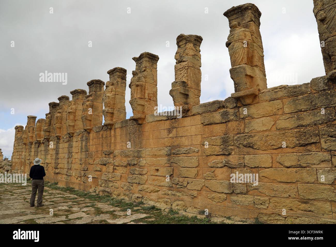 Ruins of the Unesco world heritage site of Cyrene in Libya Stock Photo ...