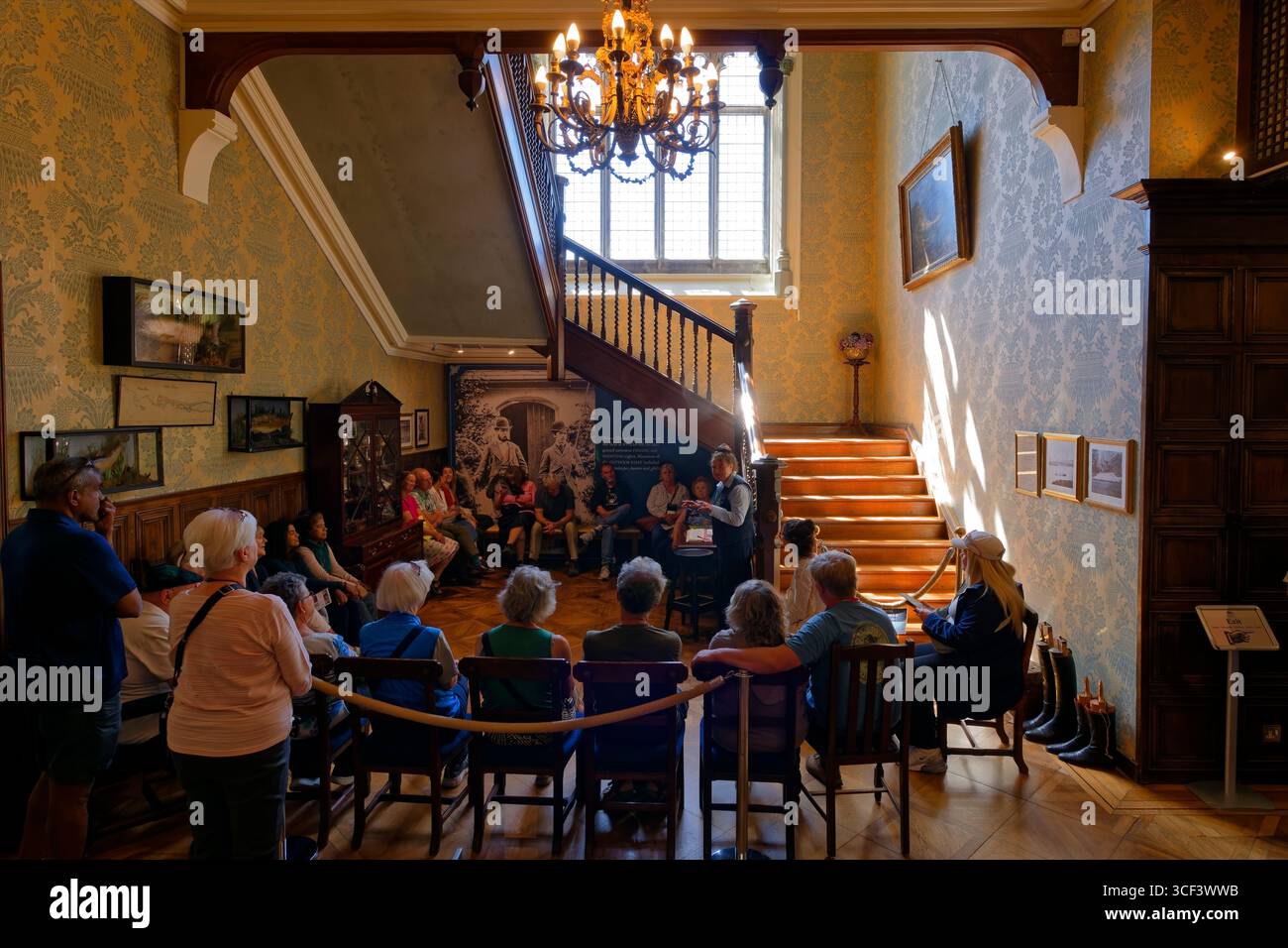 Guided tour of kylemore abbey castle hi-res stock photography and ...