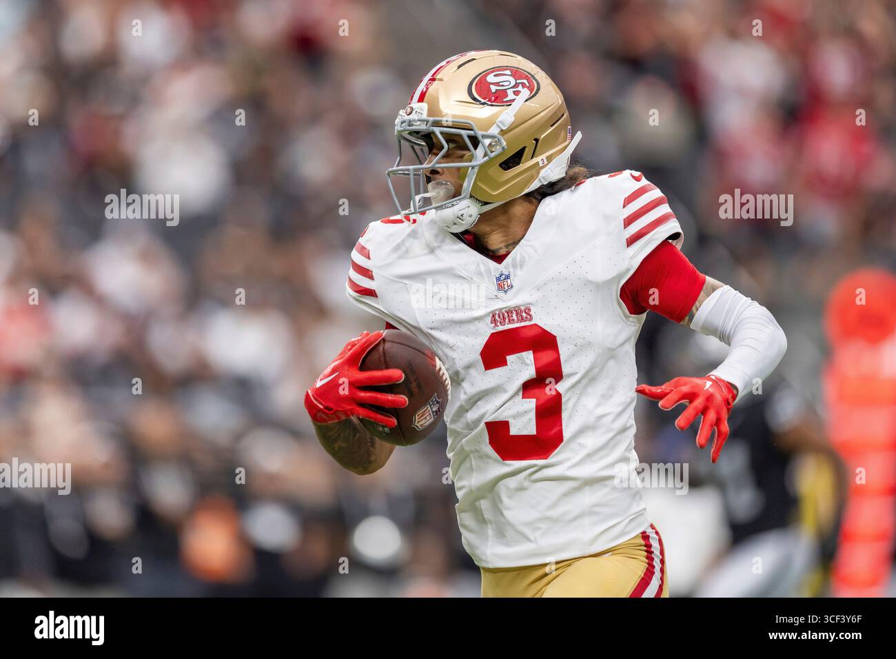 San Francisco 49ers wide receiver Robbie Chosen (3) catches a pass and ...