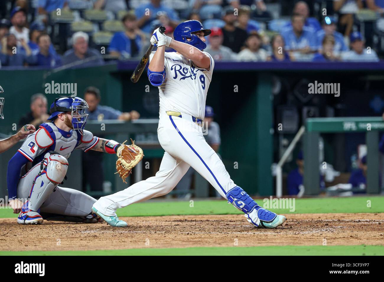 August 19, 2025: Kansas City Royals first baseman Vinnie Pasquantino (9 ...