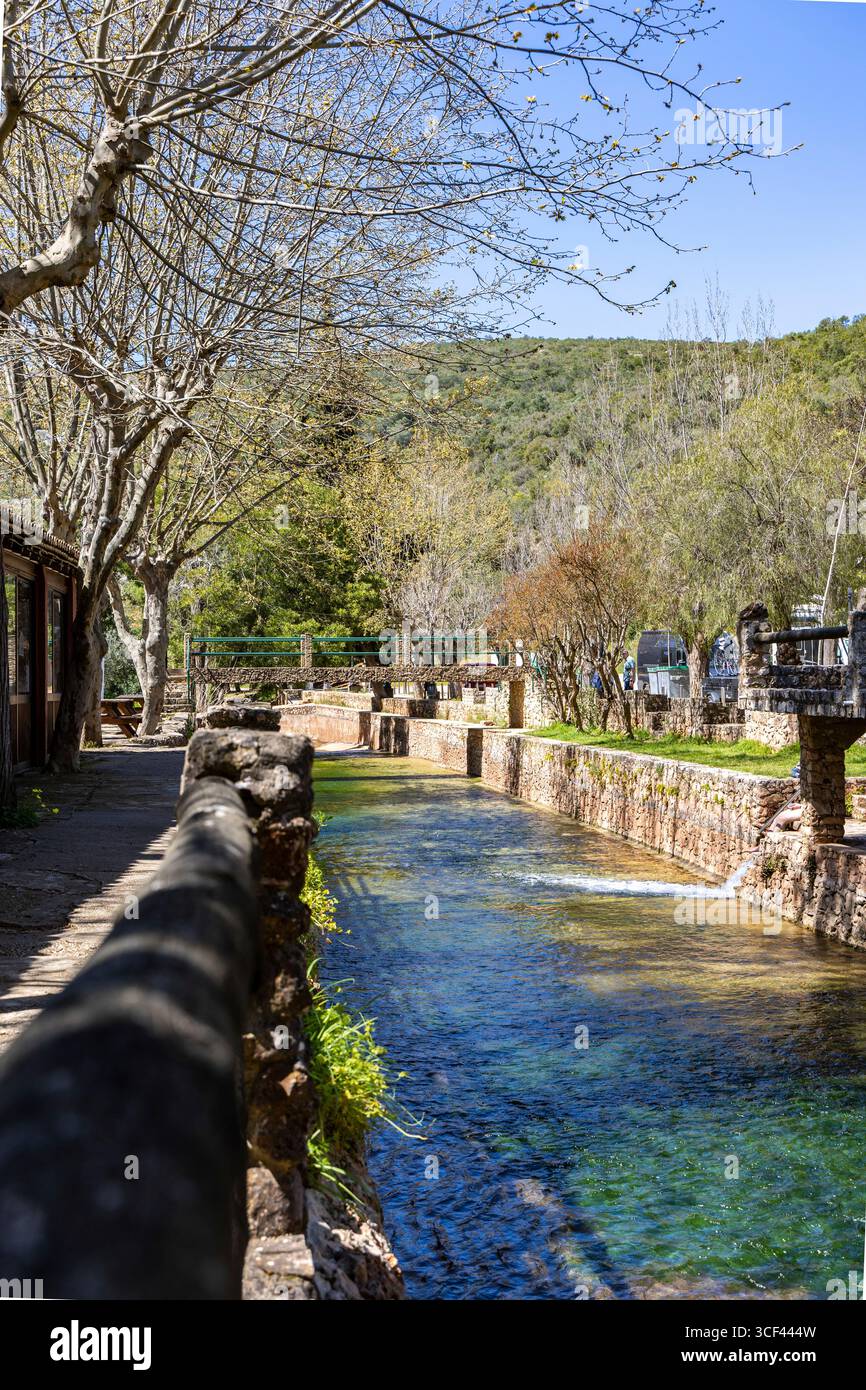 A brick-built spring, a historic site that occasionally becomes a ...