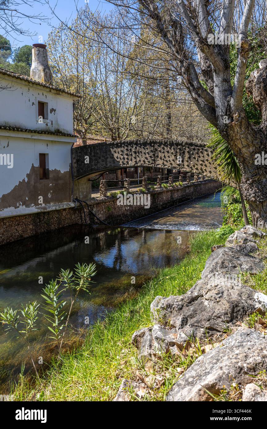 A brick-built spring, a historic site that occasionally becomes a ...
