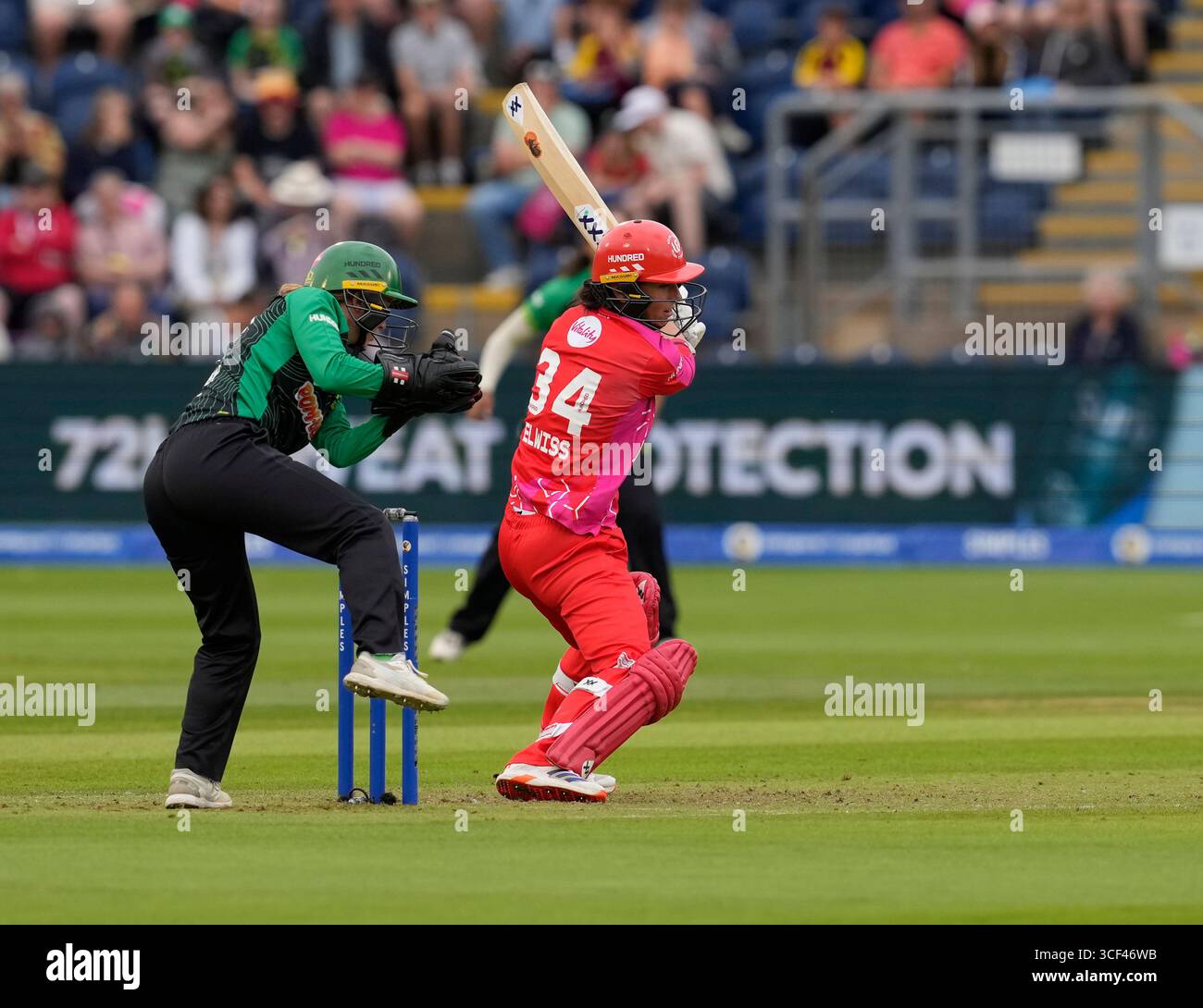 Cardiff,UK, 20 Aug 2025 Georgia Elwiss of Welsh Fire during the The ...