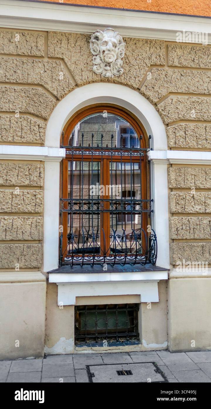 French arched window in hi-res stock photography and images - Alamy