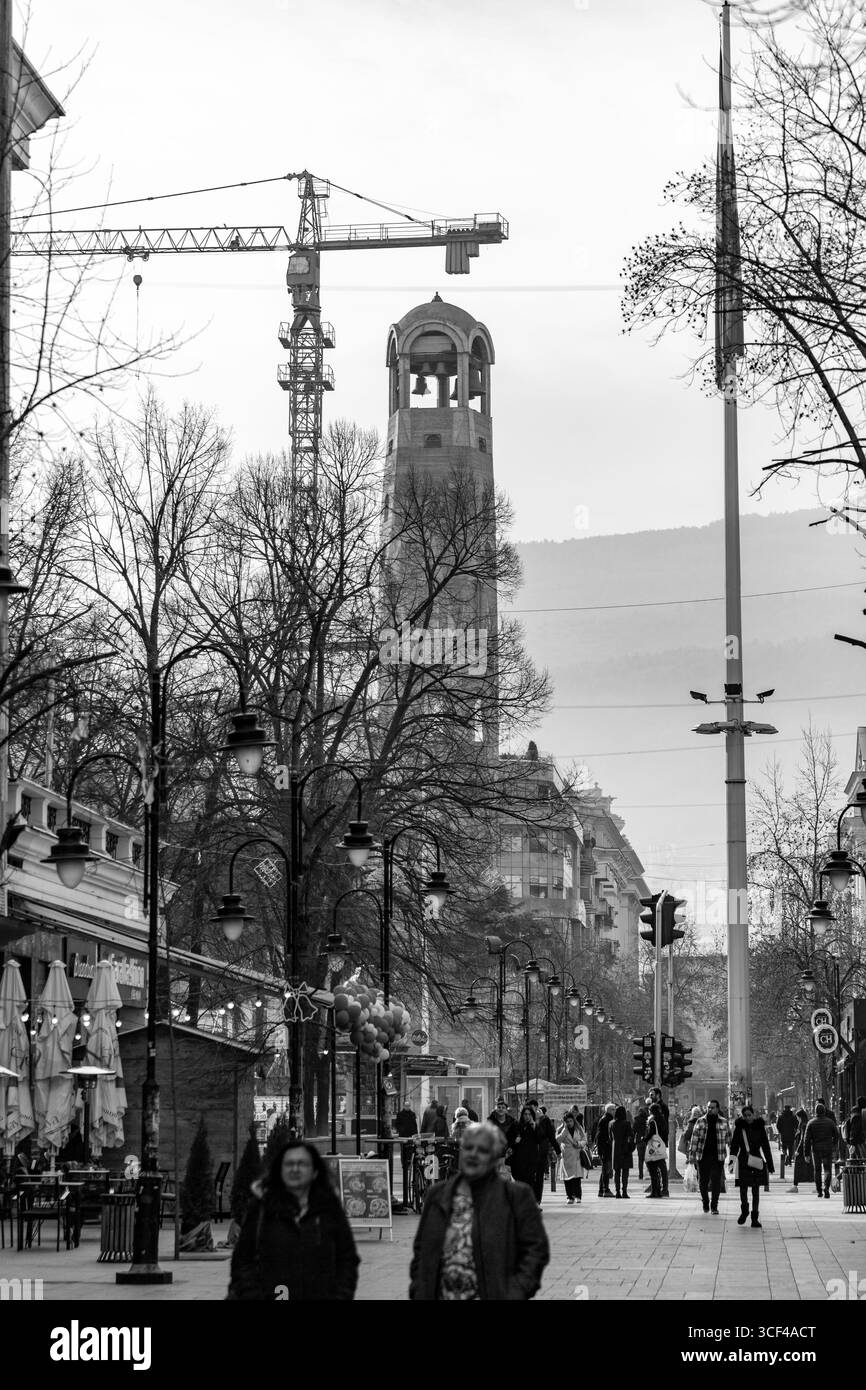 Balkan urban scene Black and White Stock Photos & Images - Alamy