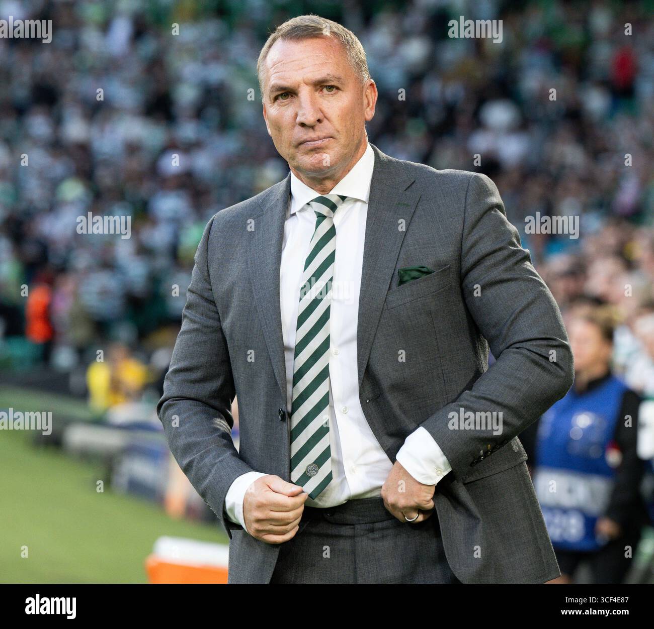 GLASGOW, SCOTLAND - AUGUST 20: Celtic Manager Brendan Rodgers before a ...