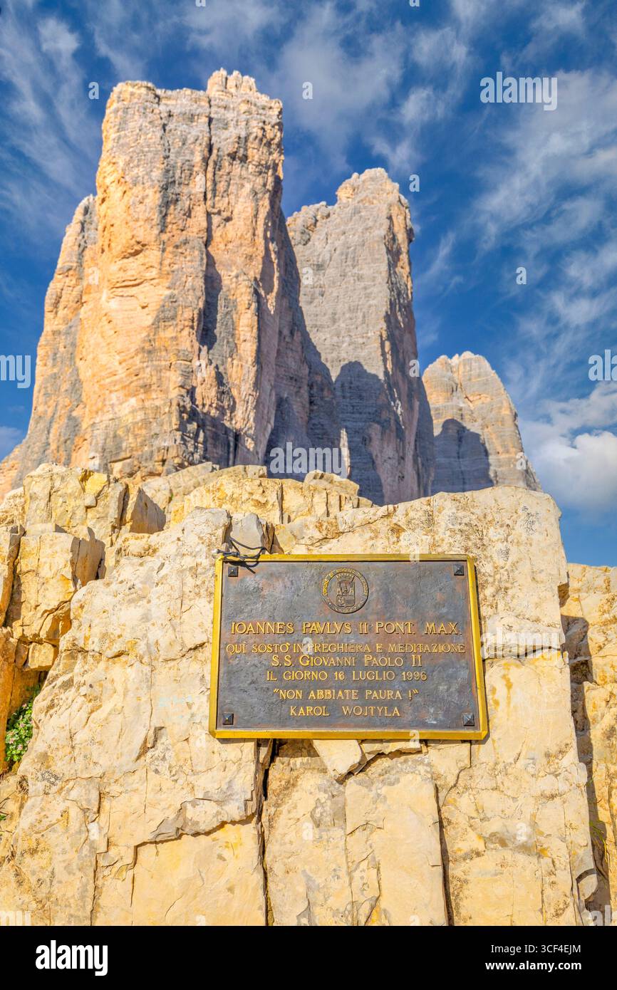 Do not be afraid tre cime di lavaredo hi-res stock photography and ...