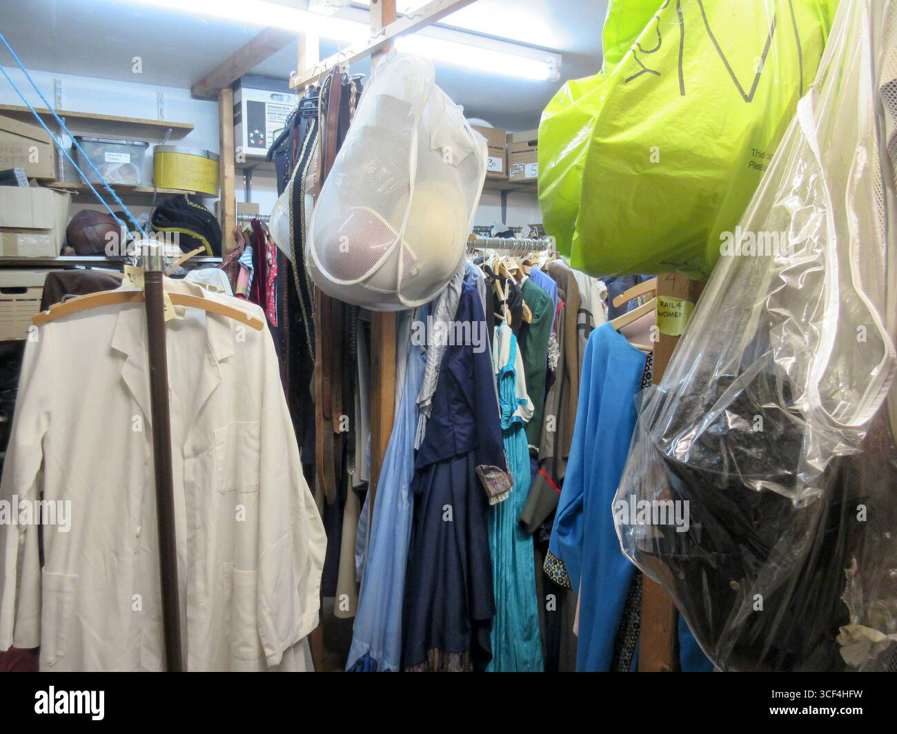 Backstage And Prop Storage Of Chesil Theatre Stock Photo - Alamy