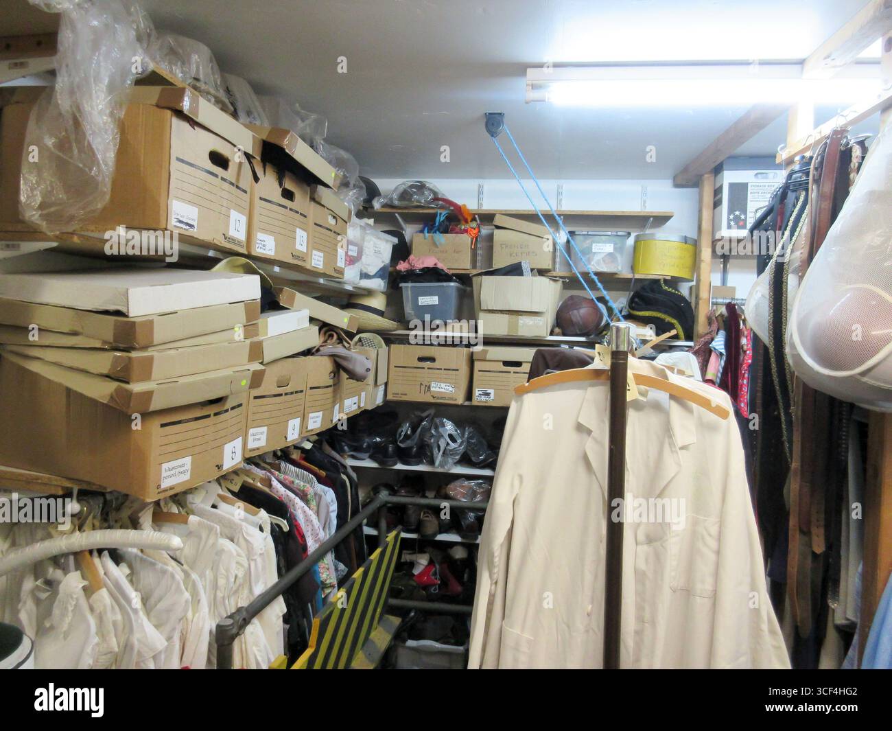 Backstage And Prop Storage Of Chesil Theatre Stock Photo - Alamy