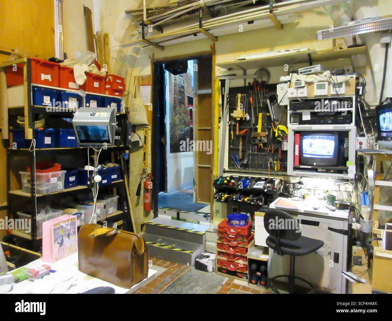 Backstage And Prop Storage Of Chesil Theatre Stock Photo - Alamy