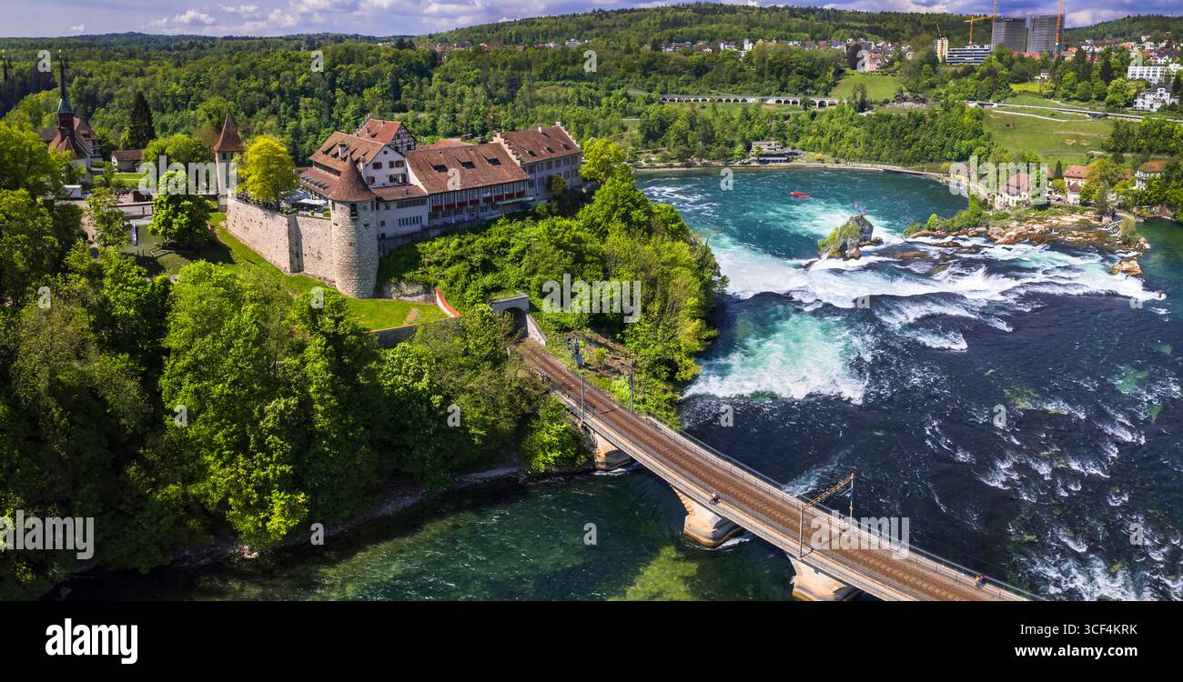 Drone aerial view biggest waterfall hi-res stock photography and images ...