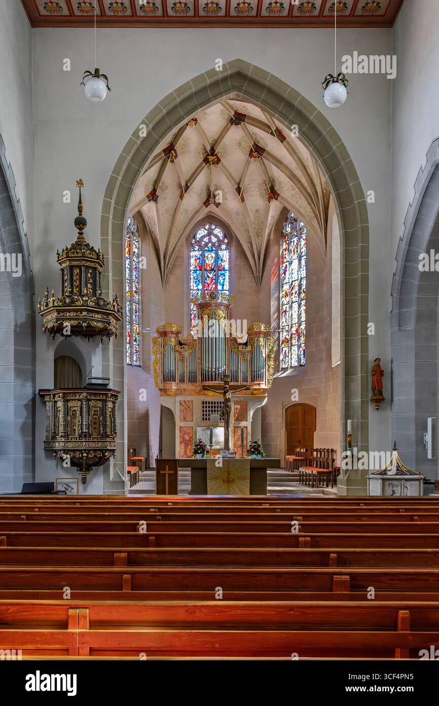 The late Gothic choir of St. Martin's Church was built in 1495/98 ...