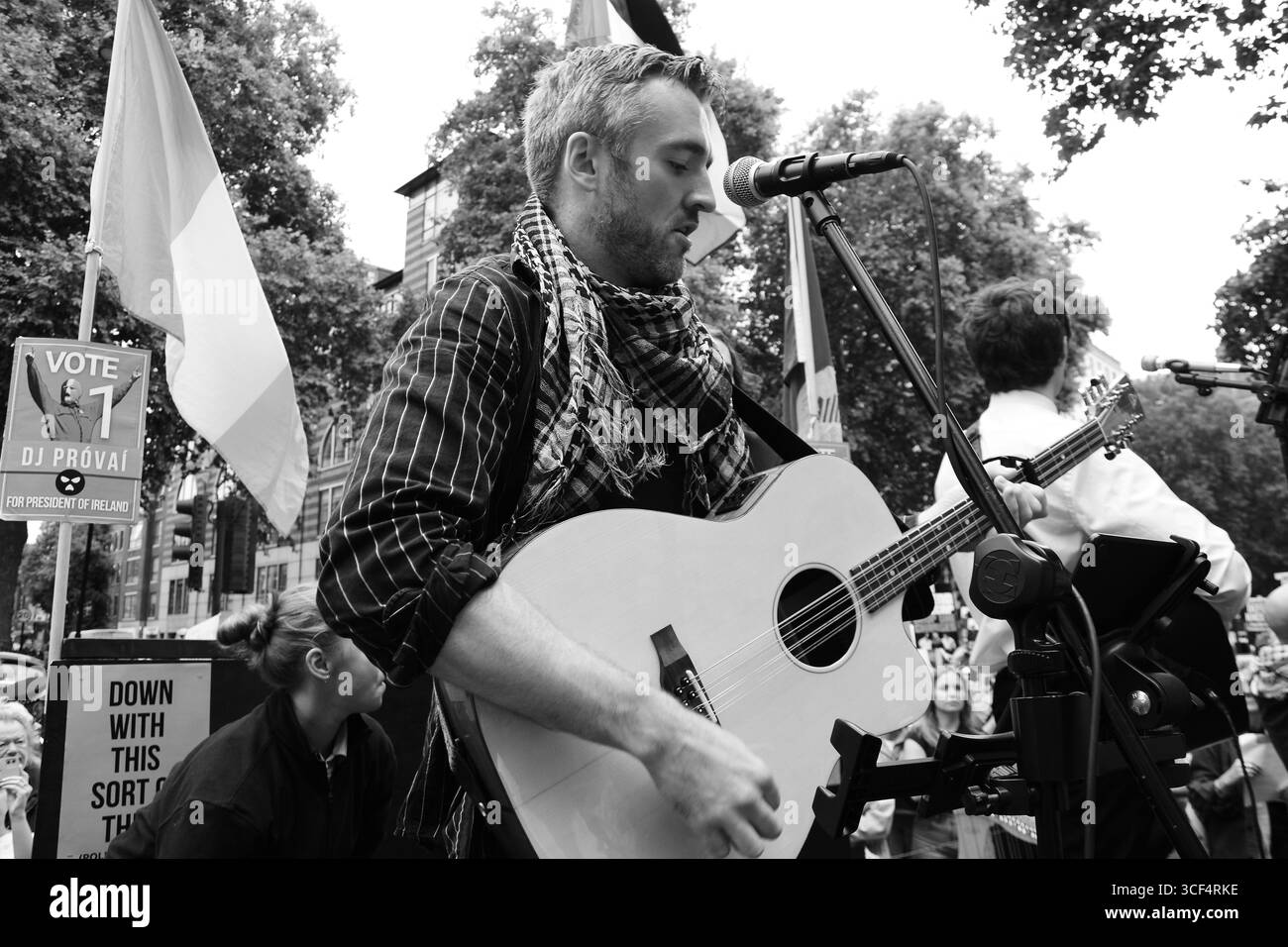Kneecap rapper Liam Óg Ó hAnnaidh, AKA Mo Chara,appeared in Westminster ...
