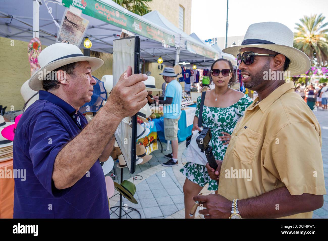 Black african latino cuban man cigar wearing hat hi-res stock ...