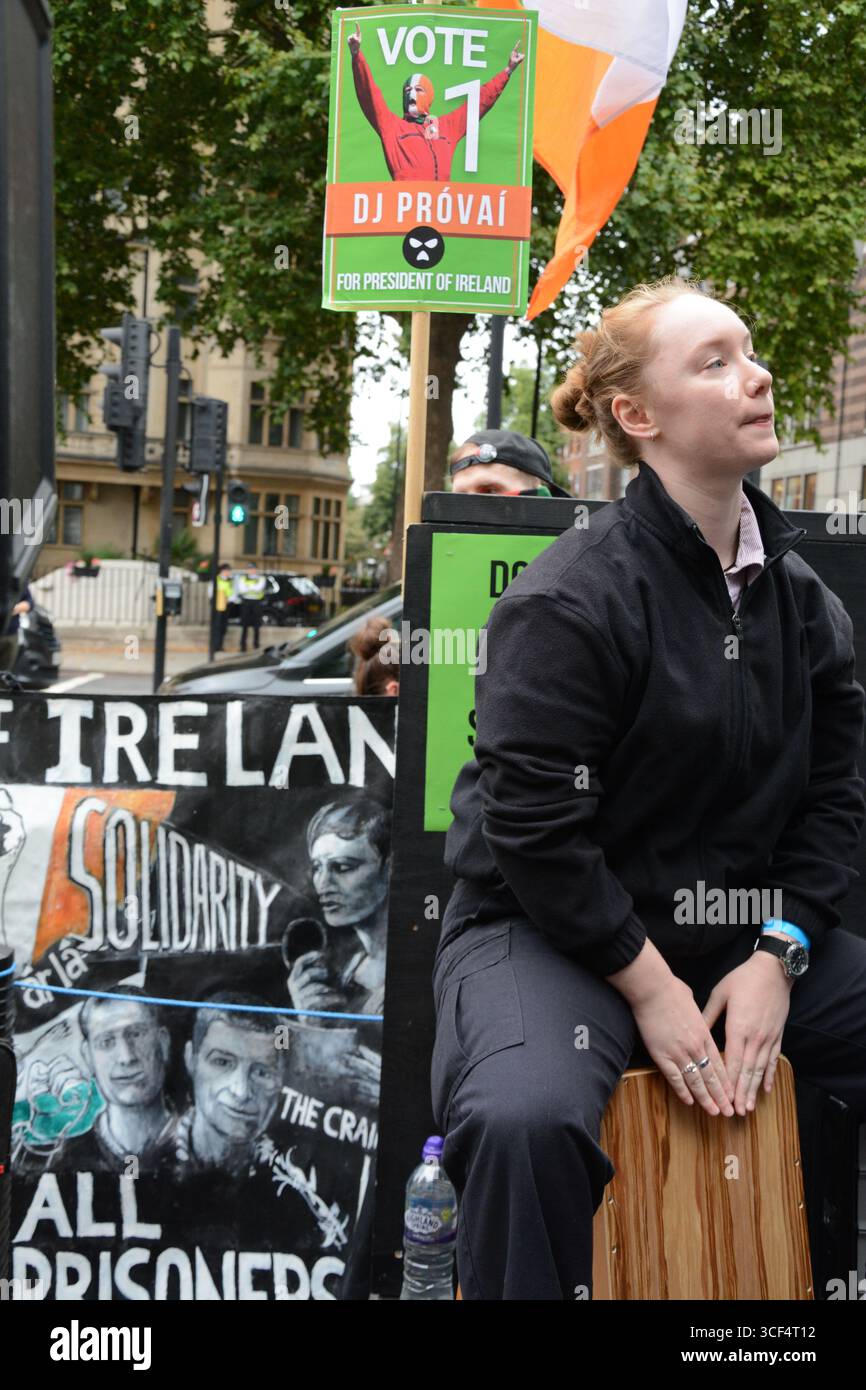 Kneecap rapper Liam Óg Ó hAnnaidh, AKA Mo Chara,appeared in Westminster ...