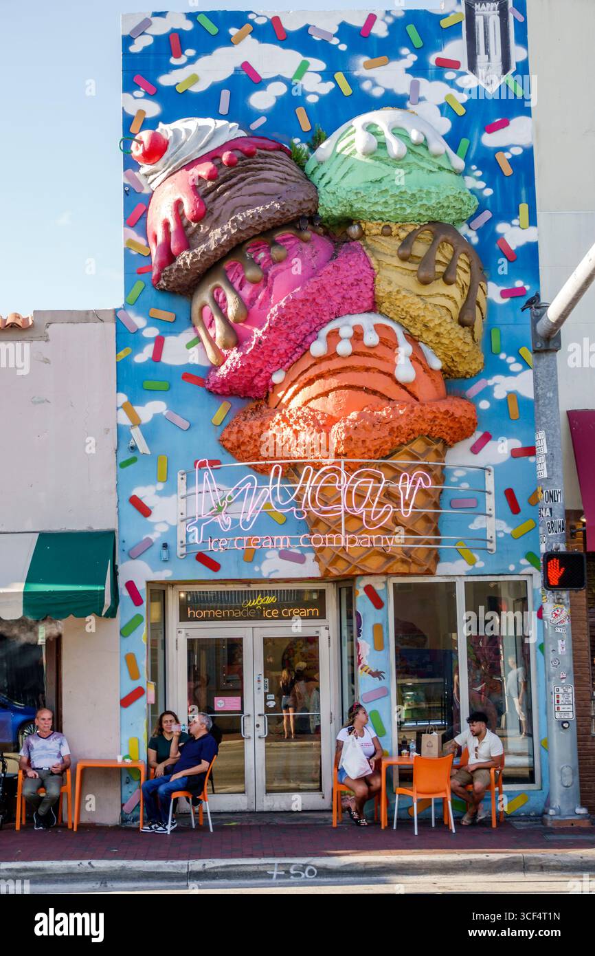 Community gathering place food heritage cuban american hi-res stock ...