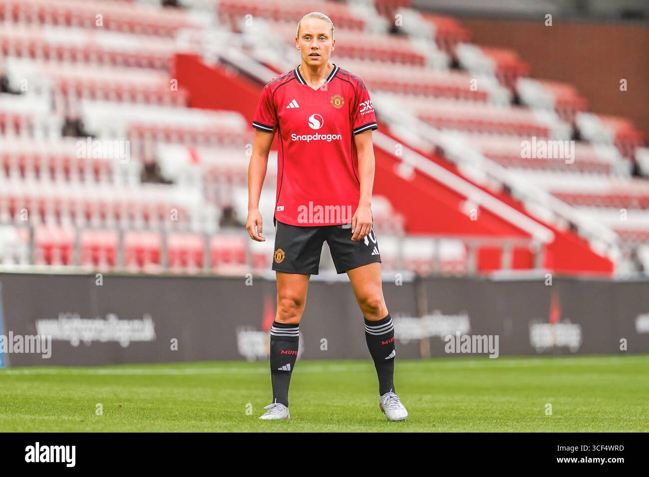 LEIGH, ENGLAND - August 20: Lisa Naalsund of Manchester United during ...