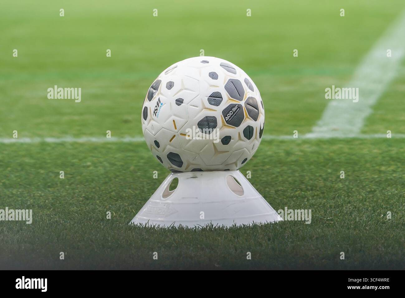 LEIGH, ENGLAND - August 20: 2025-2026 match ball for the WSL by Nike ...