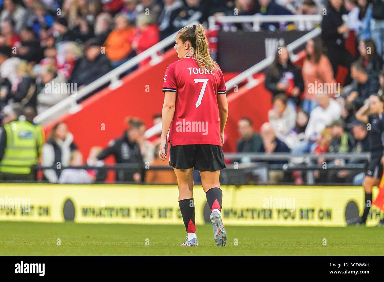 LEIGH, ENGLAND - August 20: Ella Toone of Manchester United during the ...
