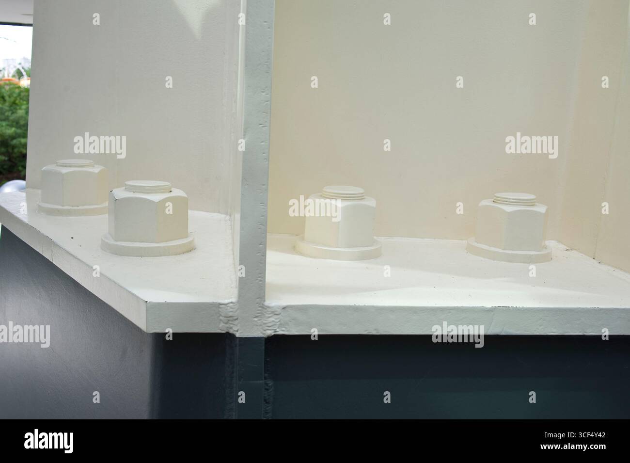 Large nuts use in the construction of the Space Needle, Seattle, King ...