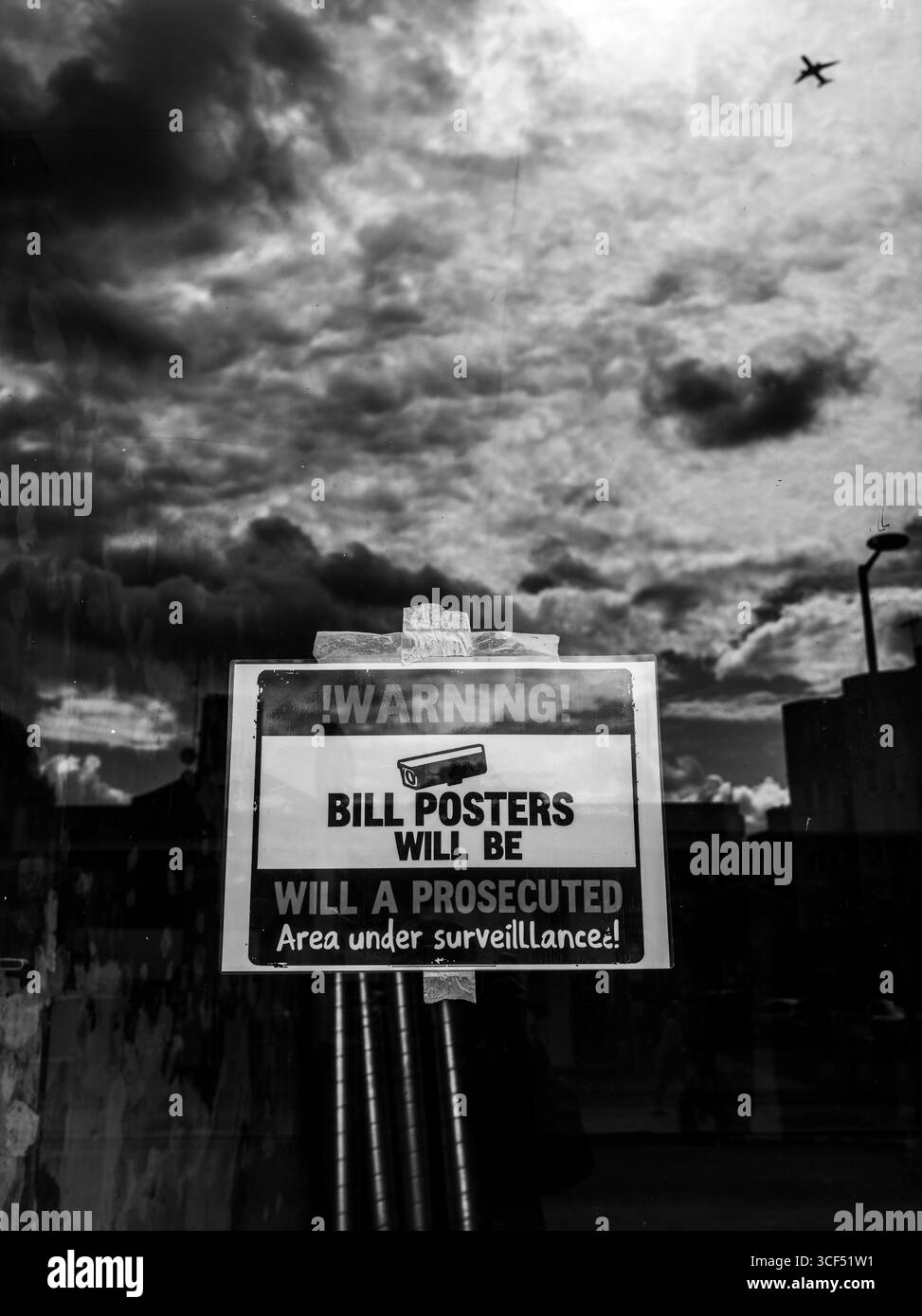 Bill posters Black and White Stock Photos & Images - Alamy