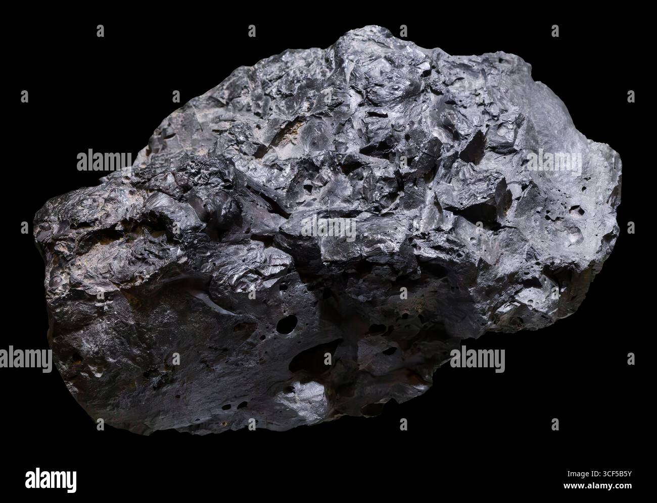 Slag, an industrial melt breccia formed as a byproduct of metal ...
