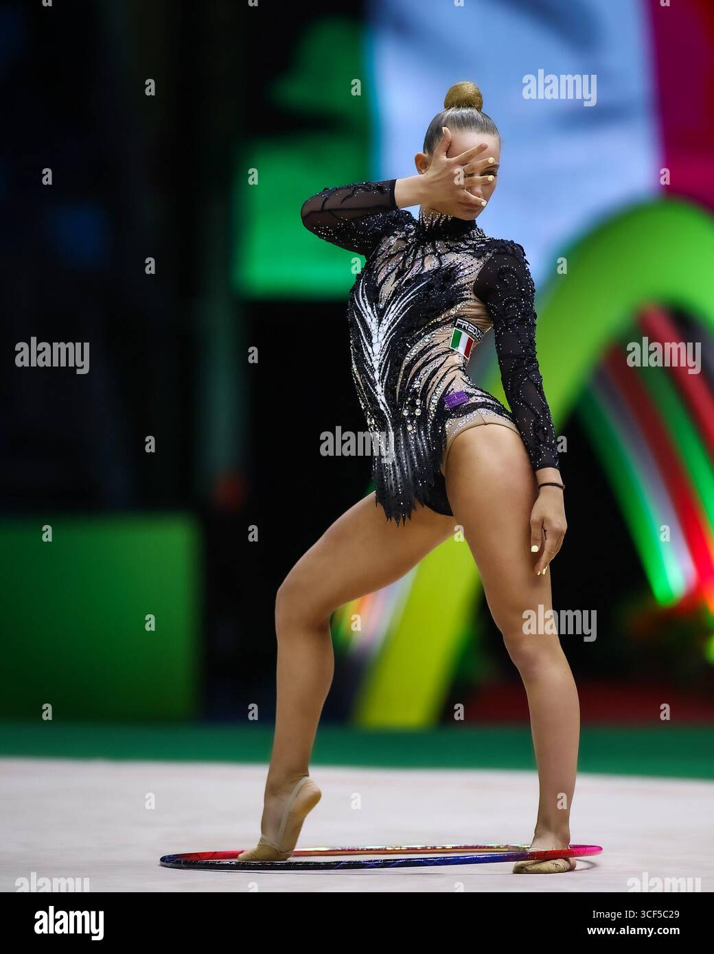 Tara Dragas (Italy) at first day of All-Around qualifications; 41st FIG ...