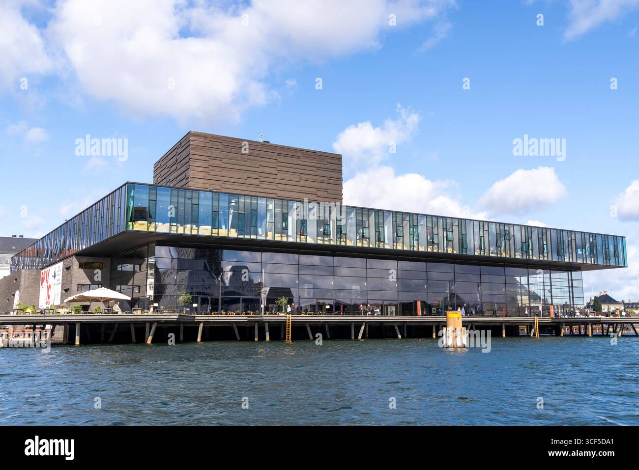 Copenhagen, Denmark, the Royal Danish playhouse theatre on the inner ...