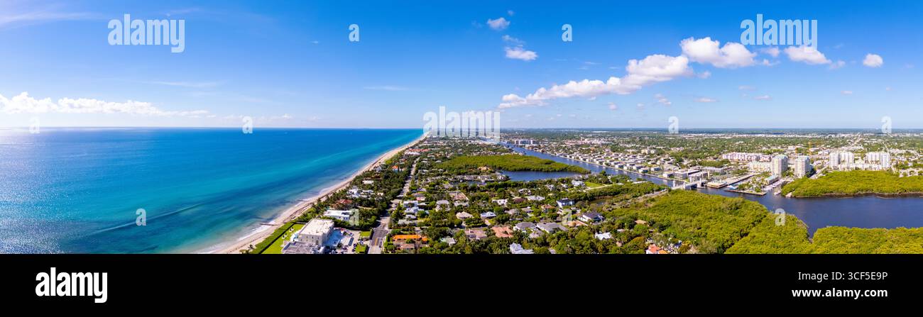Aerial panorama print ocean hi-res stock photography and images - Alamy