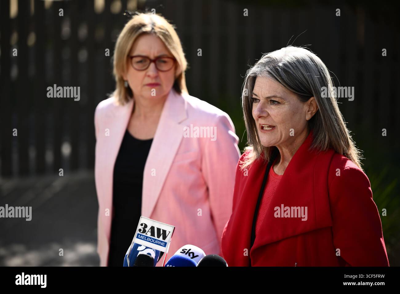 Victorian Premier Jacinta Allan (left) and Victorian Attorney General ...