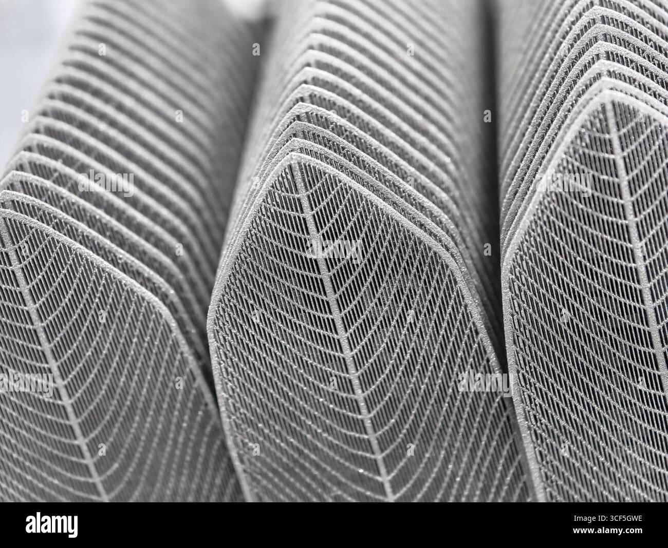 Metal products showcasing precise additive manufacturing techniques ...