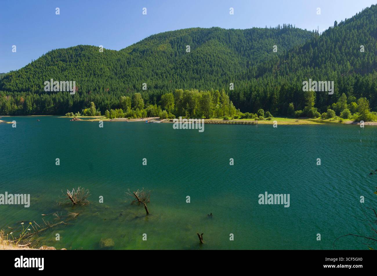 Detroit Lake, Willamette National Forest, Marion County, Oregon, USA ...