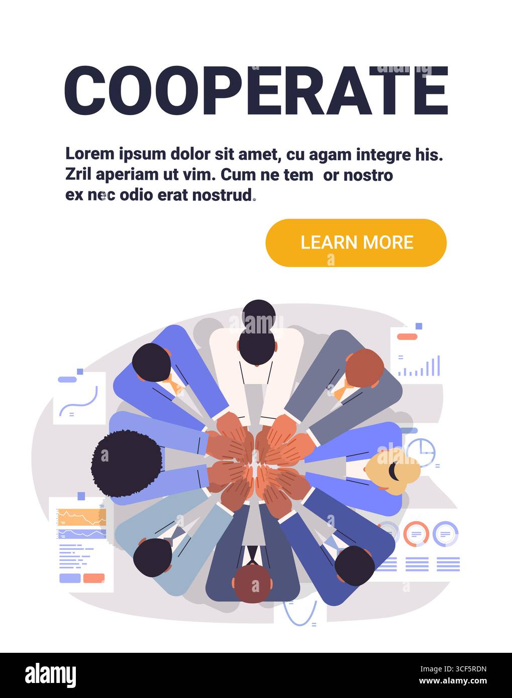 Modern joining Stock Vector Images - Alamy