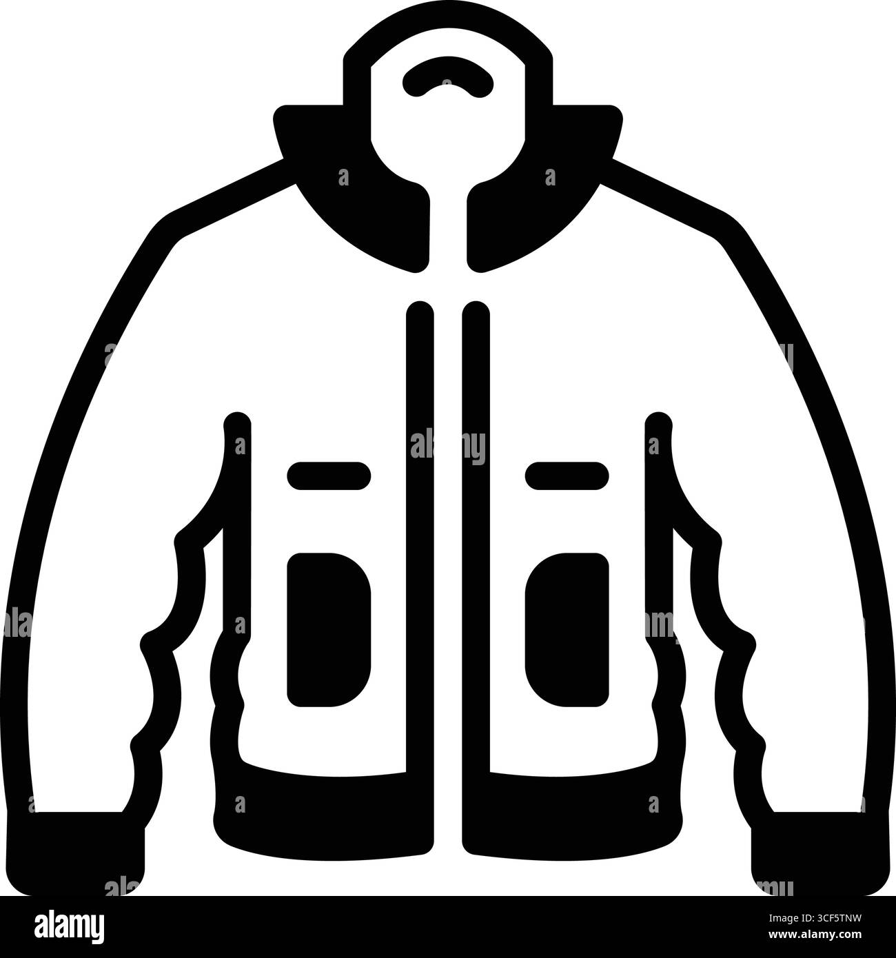 Icon jacket outerwear Cut Out Stock Images & Pictures - Alamy