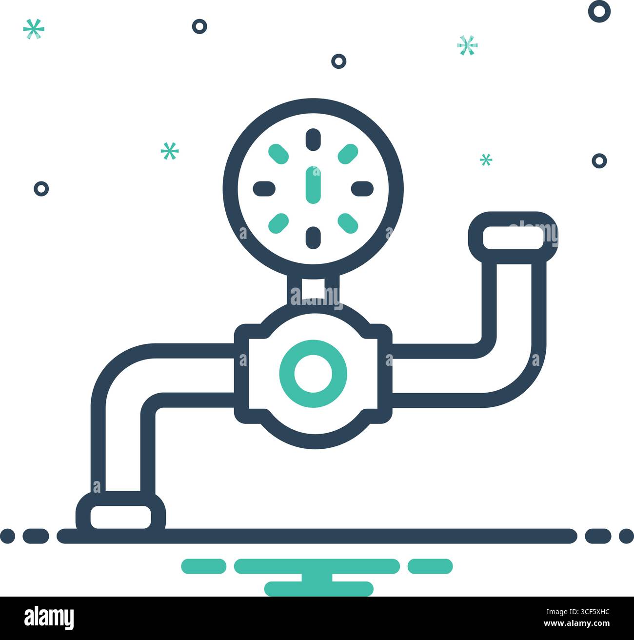 Natural gas supply line Stock Vector Images - Alamy