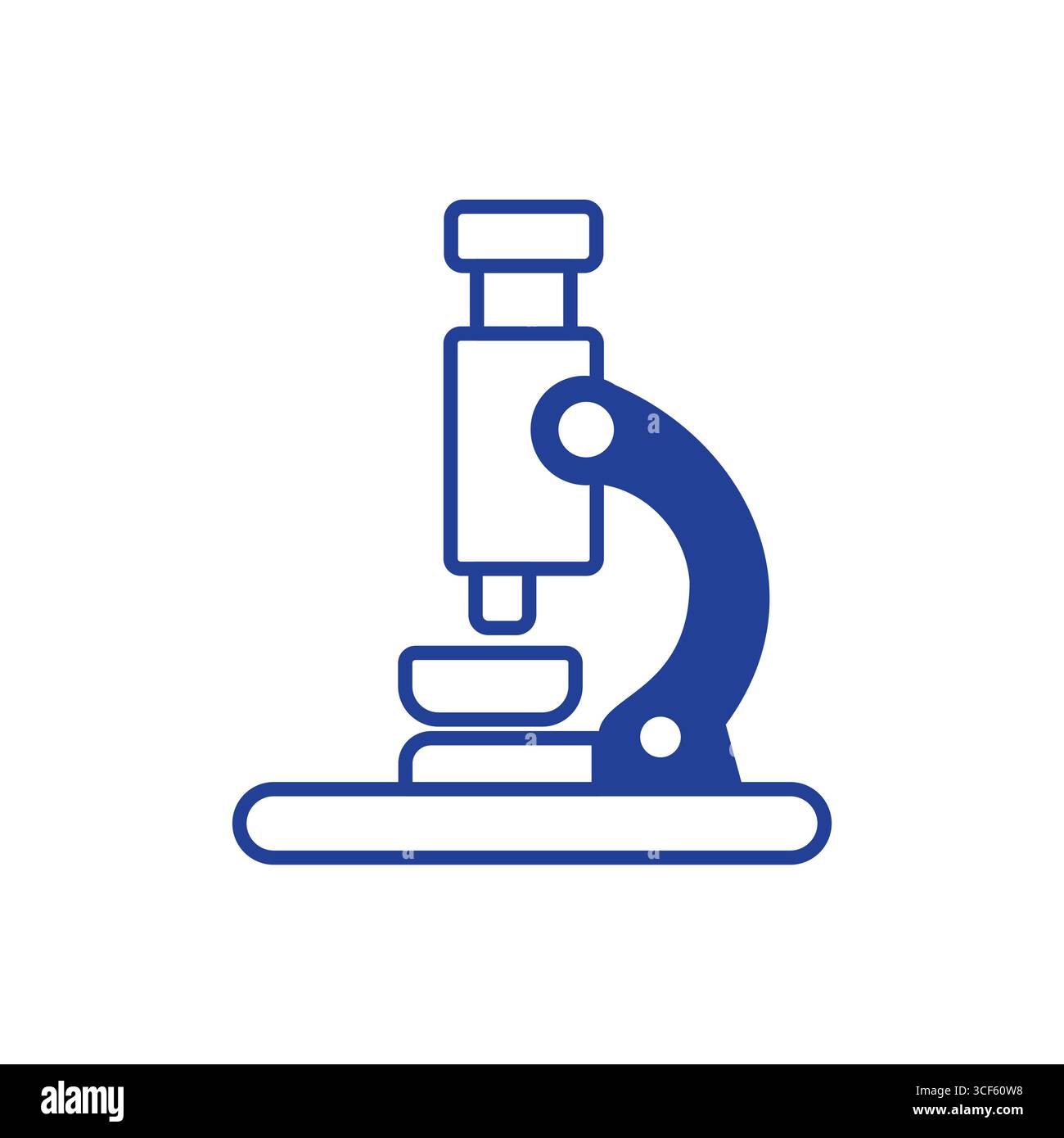 School microscope in biology Cut Out Stock Images & Pictures - Alamy