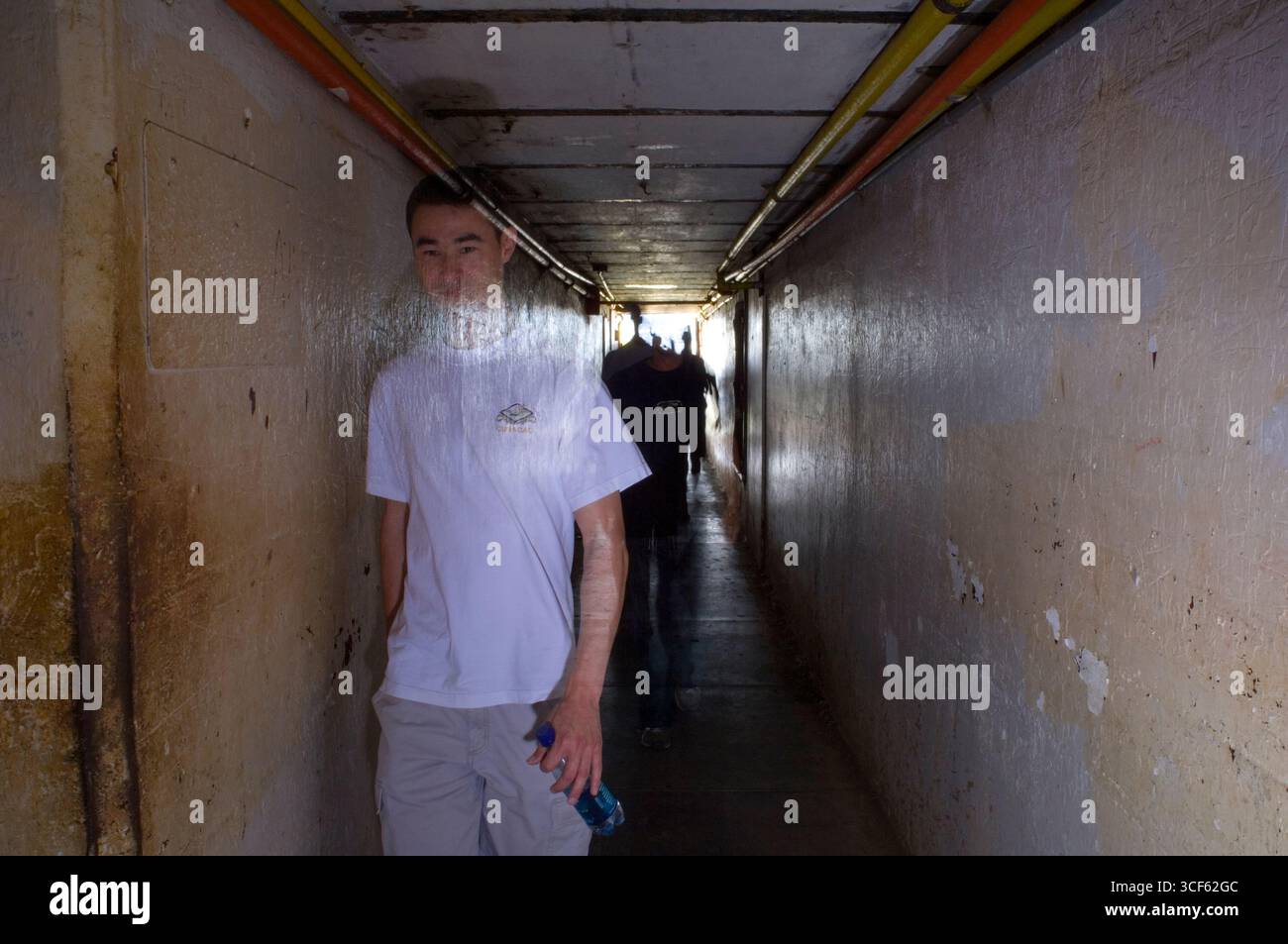 Inside of the fire control station bunker is now the part of the ...