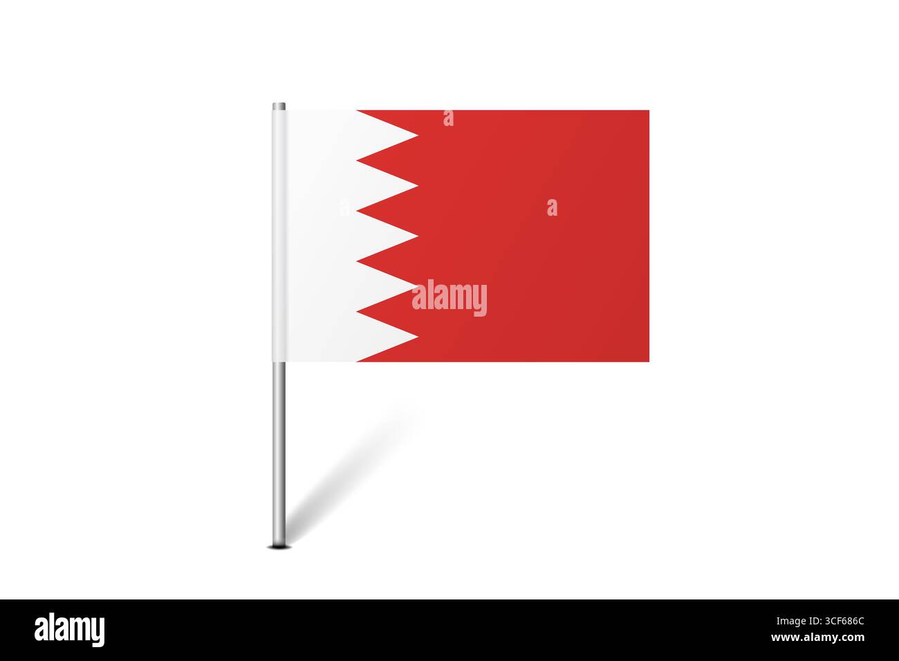 Bahrain flag - map pin flag representing a country cultural identity ...