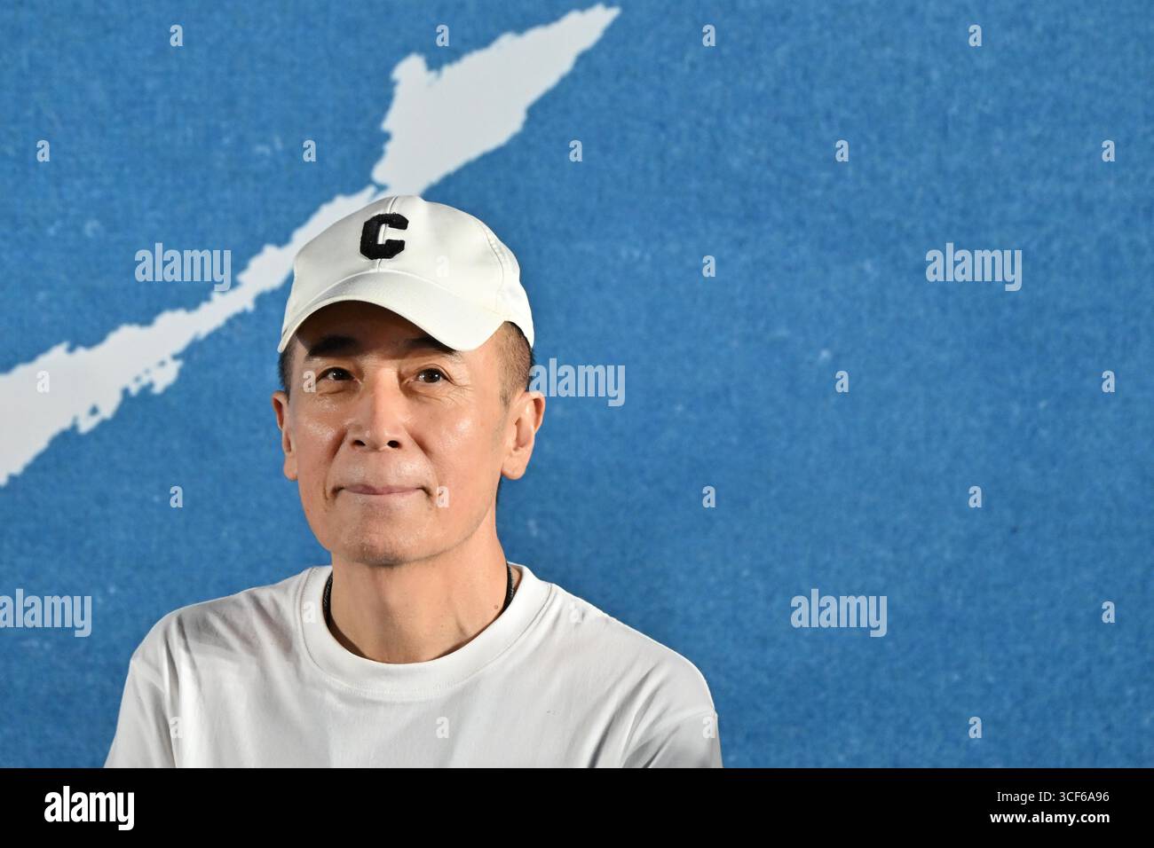 Chinese director Cao Baoping attends an activity in Beijing, China, 19 ...