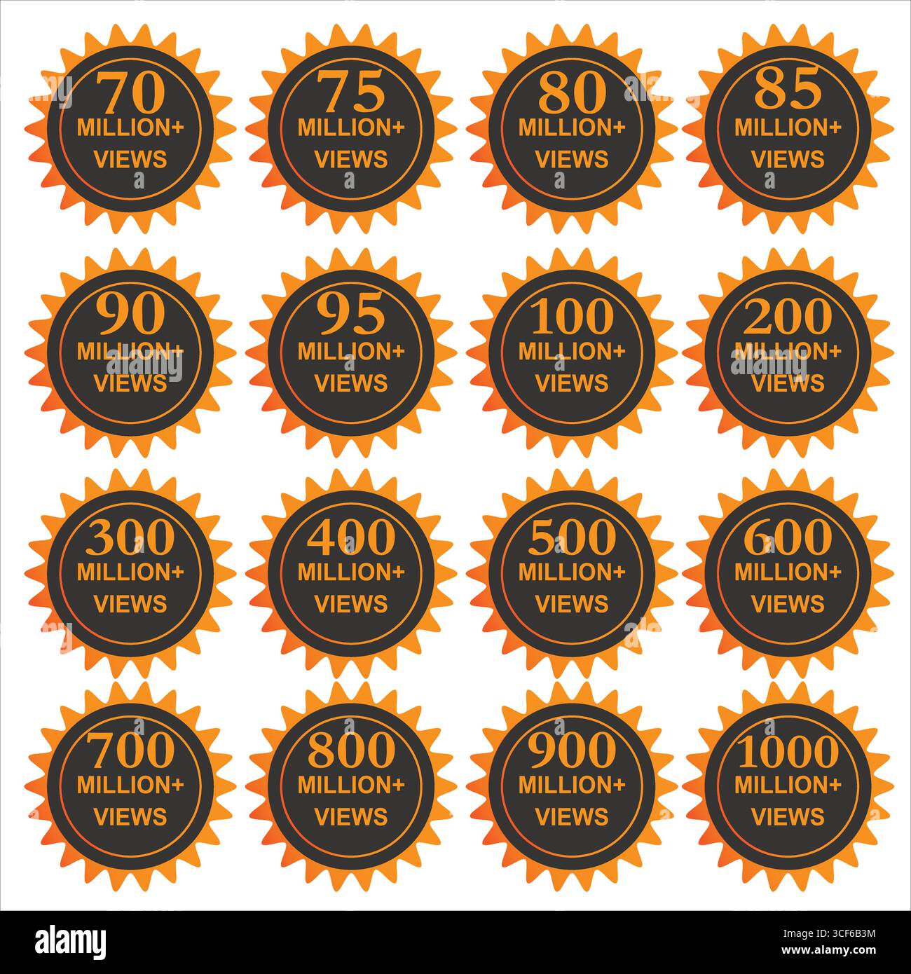 Thousand views Stock Vector Images - Alamy