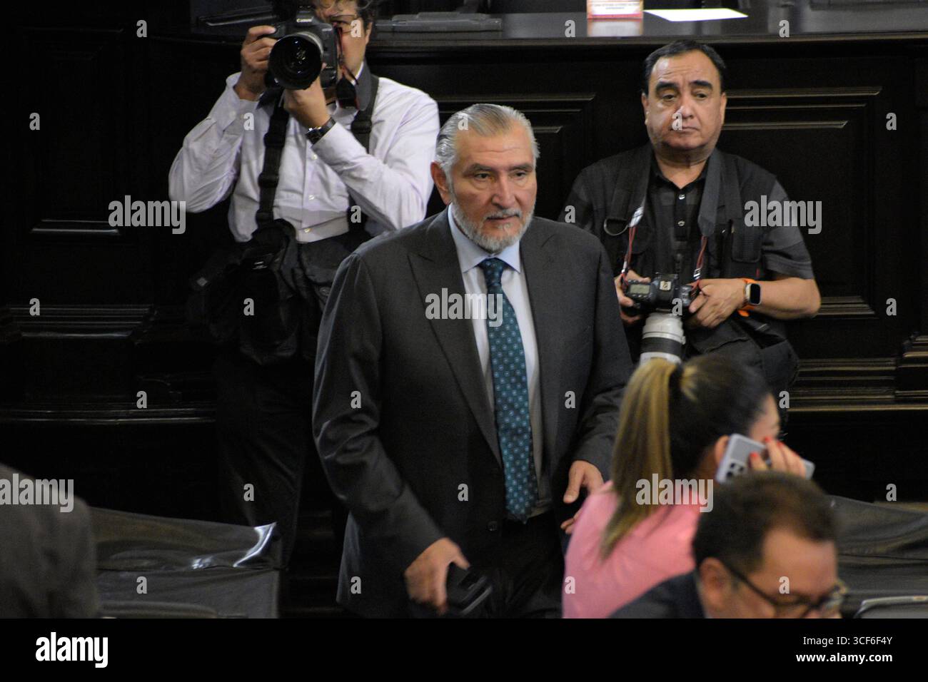 Mexican Senators Holds Legislative Session Senator Adan Augusto Lopez ...