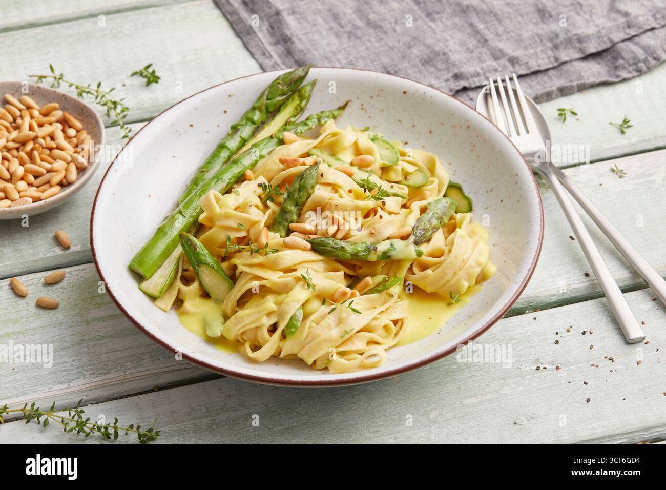 Rustic italian pappardelle pasta hi-res stock photography and images ...