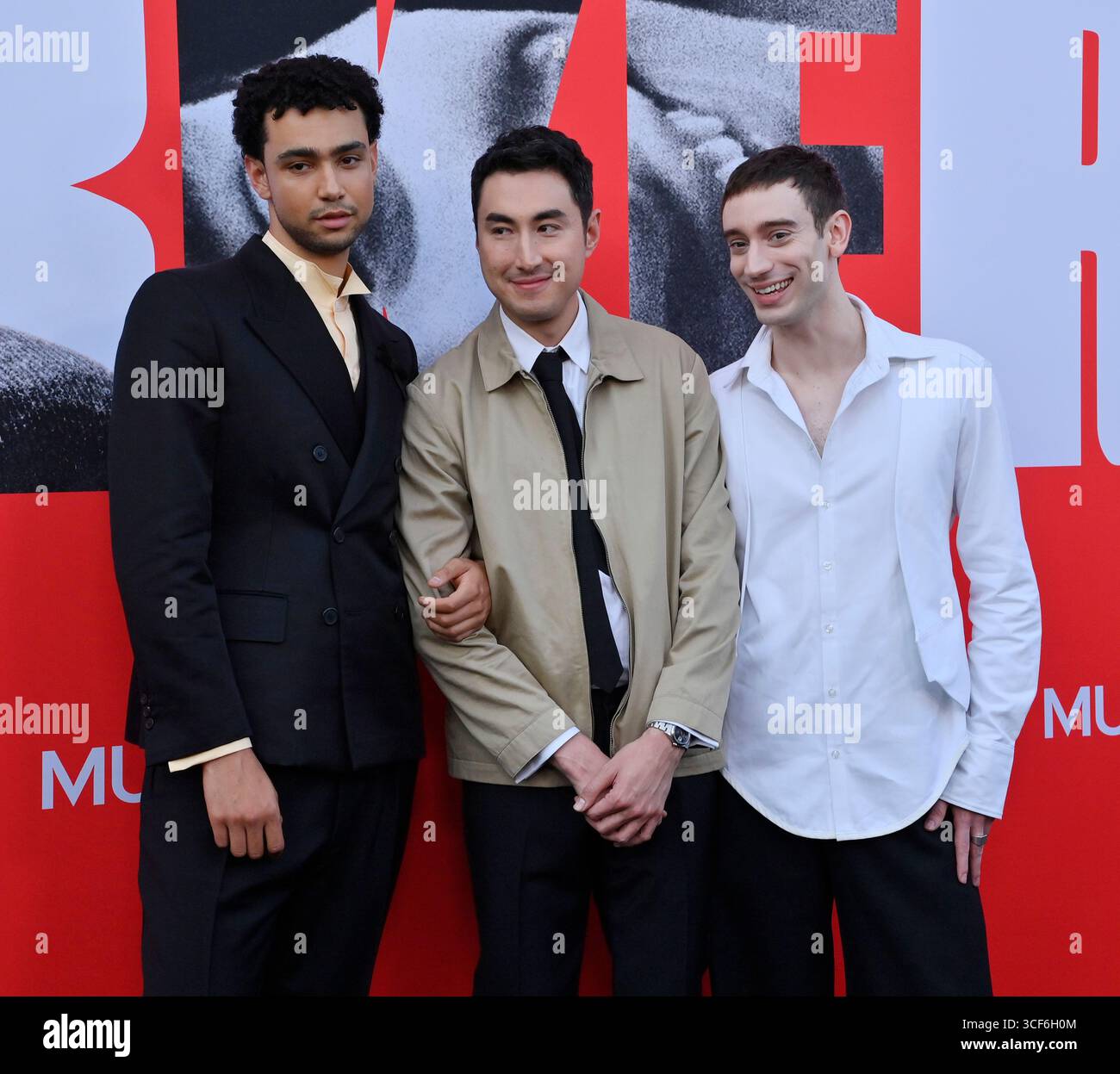 British actor Archie Madekwe, director Alex Powell and Canadian actor ...