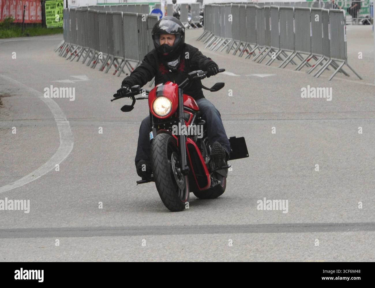 Harley Davidson a famous motorcycle brand, road traffic and mobility on ...