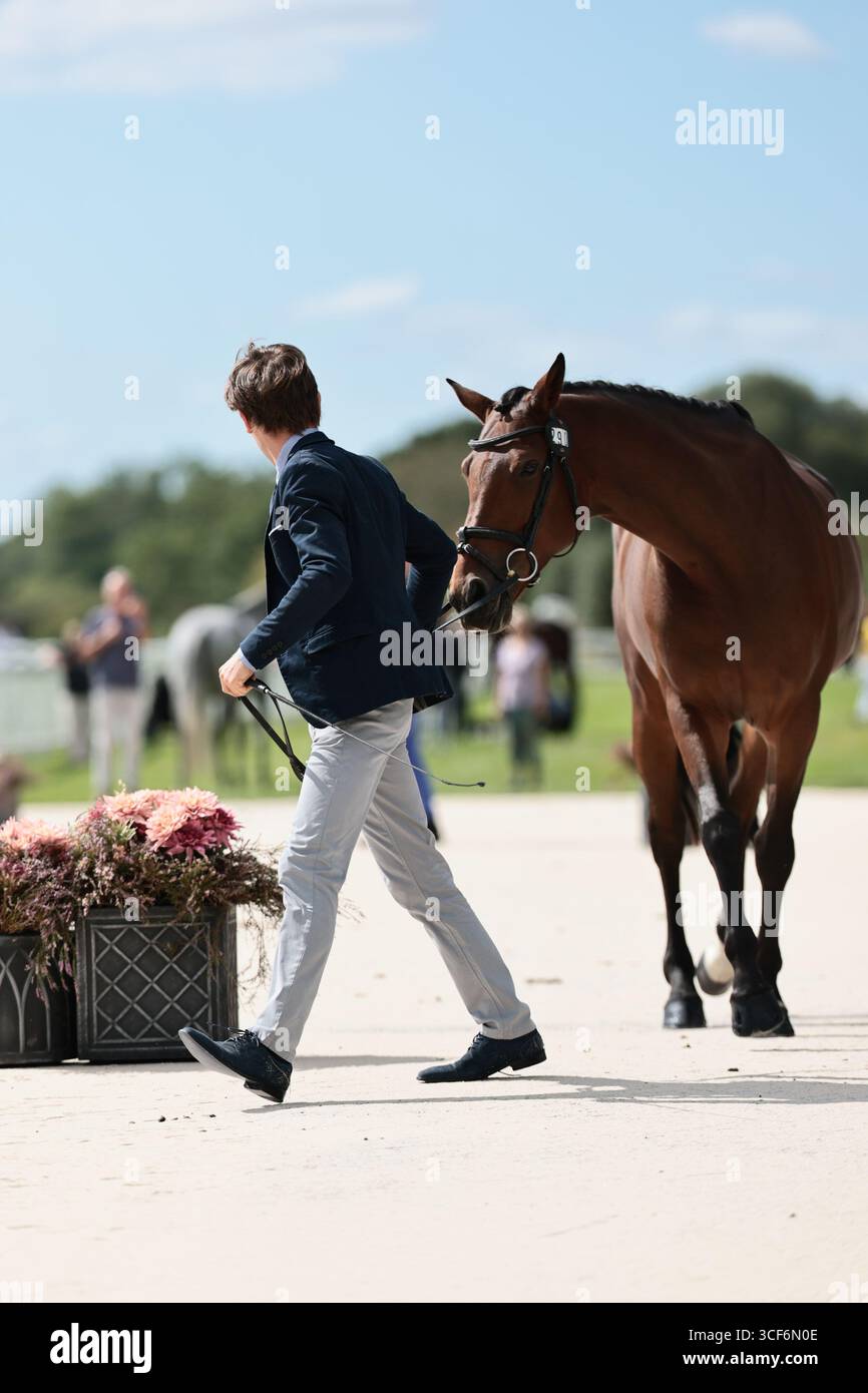 Sean Henderson of Great Britain with Dignified Augusta Rose during the ...