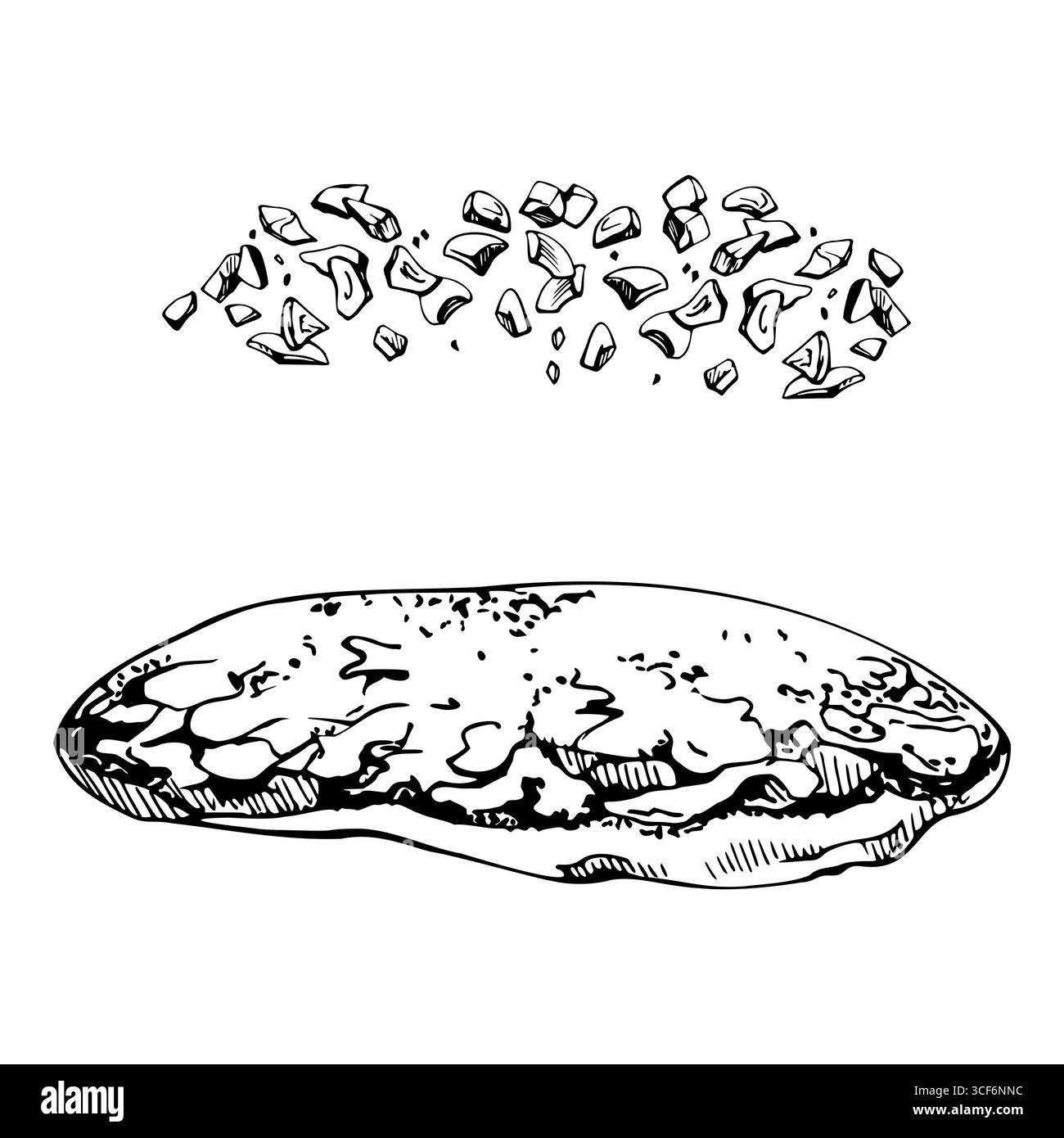 Cookie chocolate chips cut Black and White Stock Photos & Images - Alamy