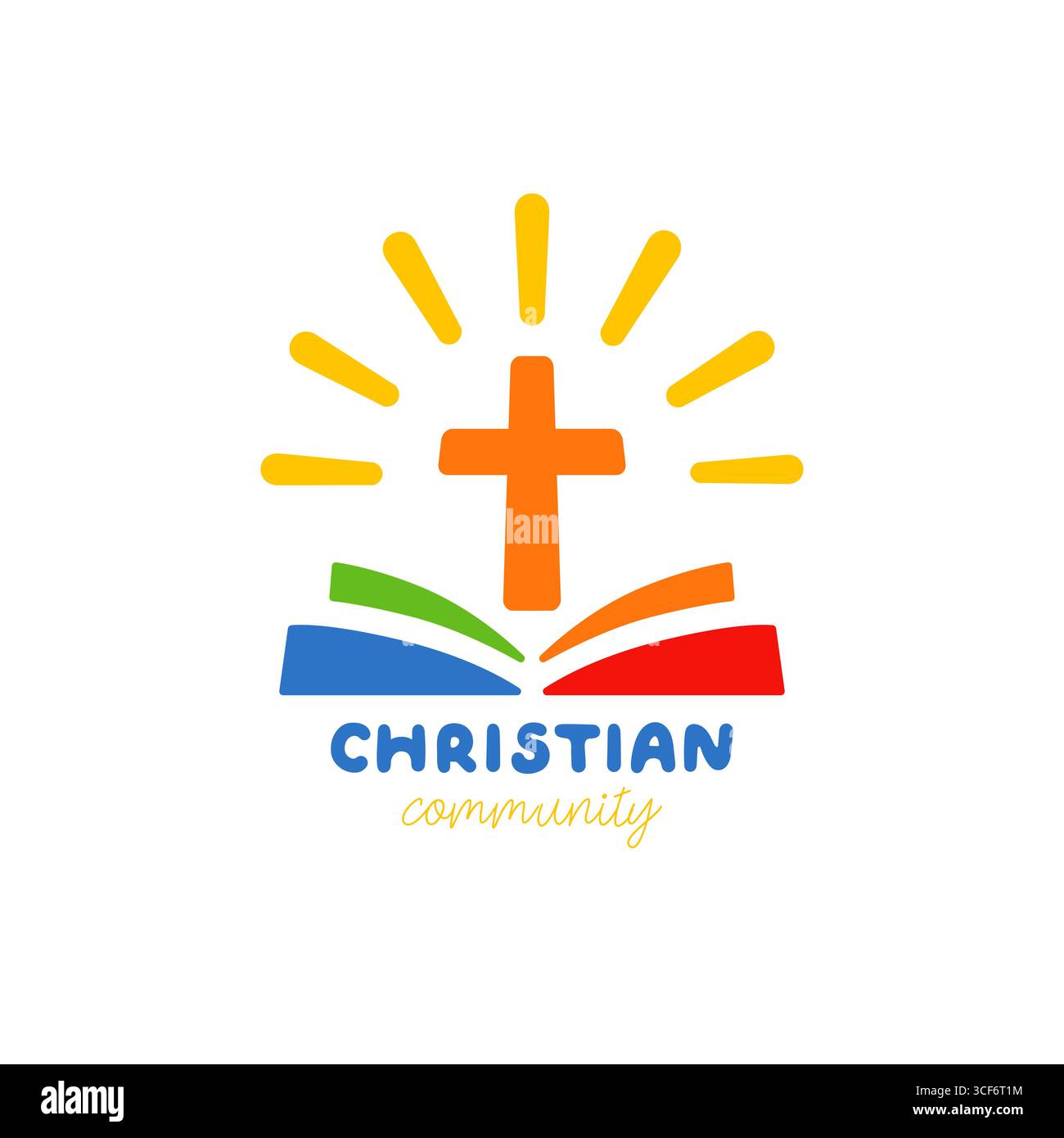 Church logo design set hi-res stock photography and images - Alamy